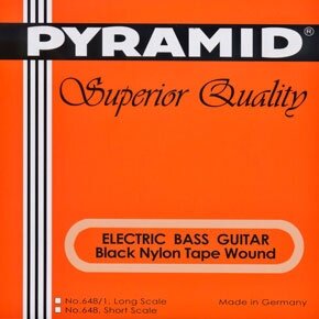 Струны для бас-гитары Pyramid Acoustic Bass Black Tape Nylon 648 55-112