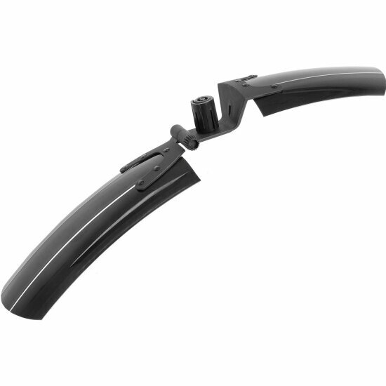 Крыло M-wave 5-386205 металлопласт 24-29"/115мм пер в трубу вилки 1-1 1/8" д/FAT BIKE рег. угол черн