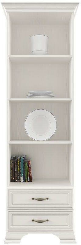 Шкаф Анрэкс открытый 2S TIFFANY вудлайн кремовый Размеры: Высота 2121мм Глубина 396мм Ширина 690мм