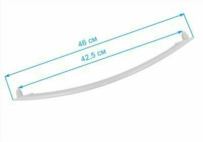 Ручка дверки духовки "GEFEST" мод. 3100, 3200, 2140, 2160, белая (3100.11.0.003)