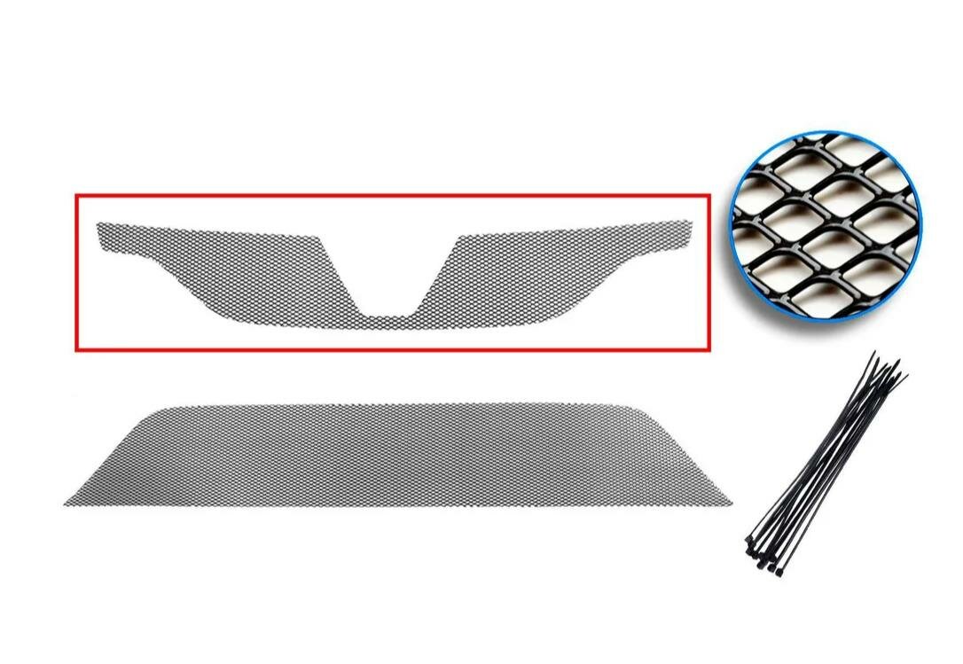 Защитная сетка радиатора для RENAULT LOGAN / SANDERO / STEPWAY 2014-2018, верх, 1шт