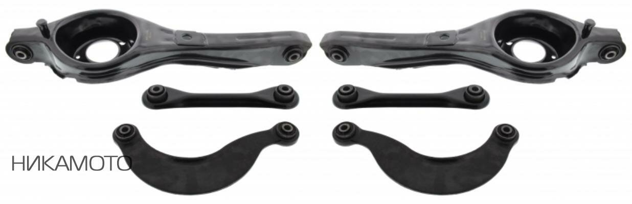 MAPCO 53612 Комплект рычагов задней подвески 6 шт. (59668/646/647) без болтов FORD FOCUS (DAW DBW) 1.6 16V FOC