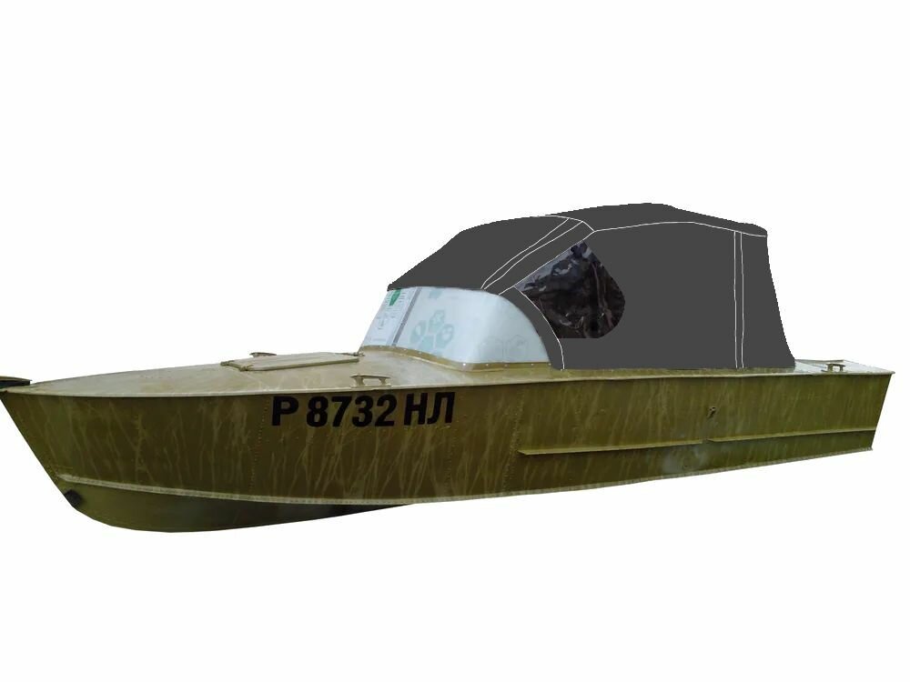 Прогресс-2, 2М, 3М. Тент с дугами с креплениями на штатное стекло