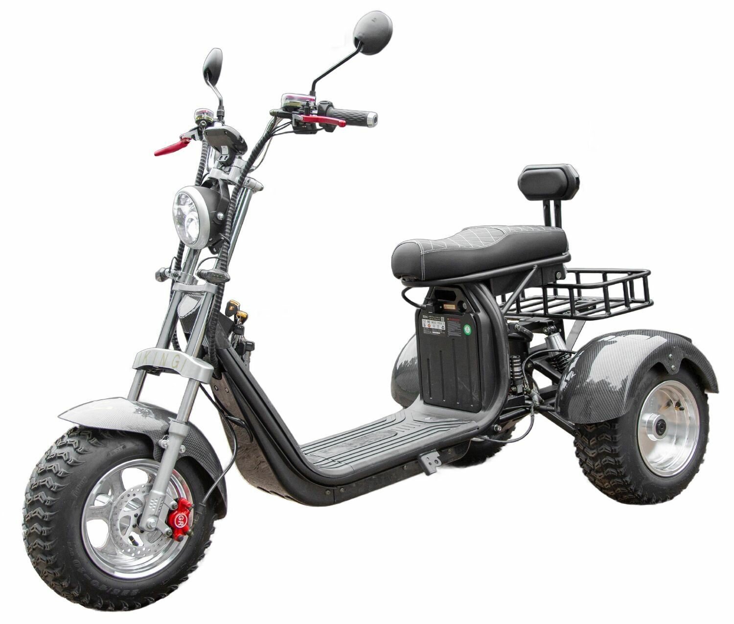 Электроскутер Ikingi M11 Pro Trike 6000W, 60V/20AH