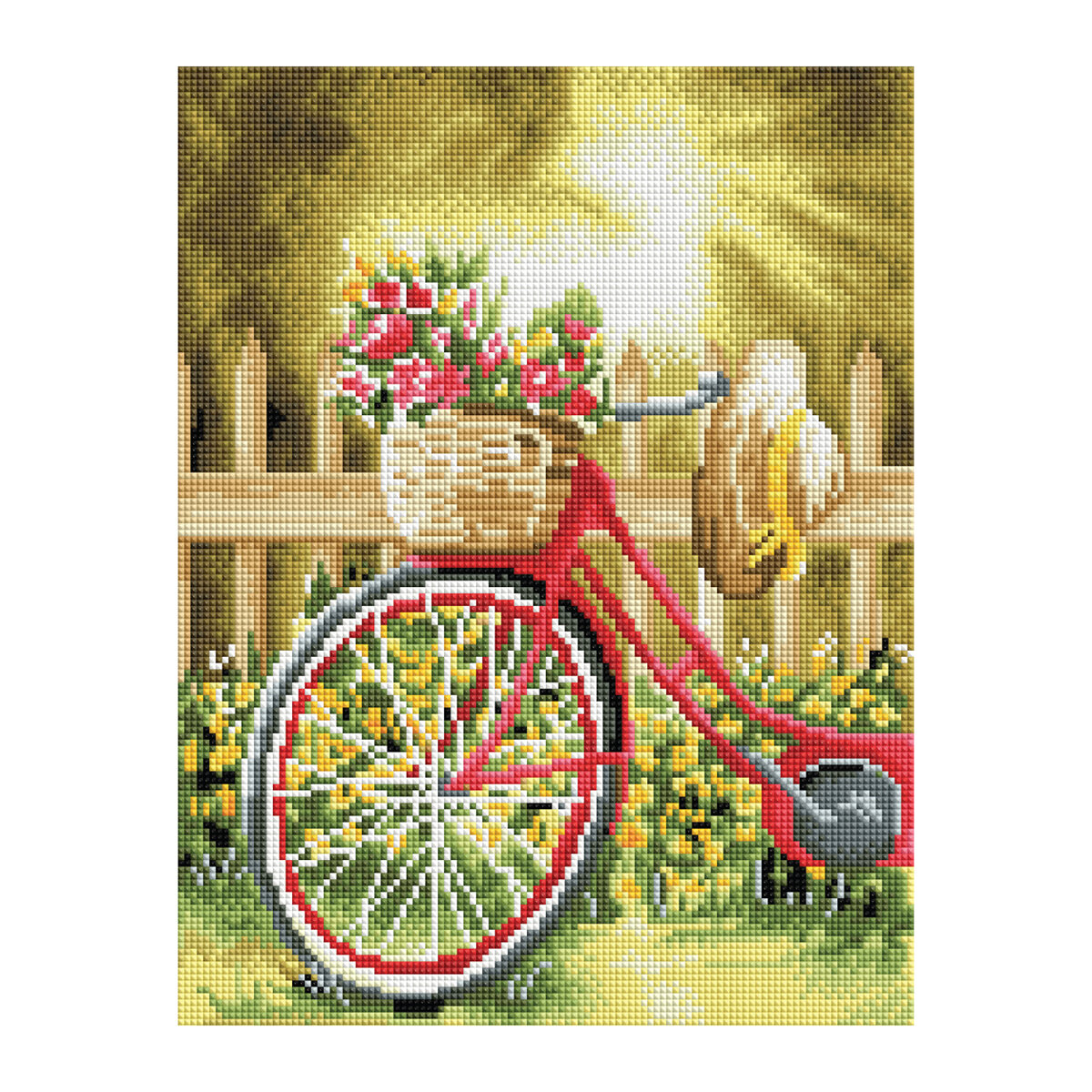 Алмазная мозаика ТРИ совы «Солнечный день», 30×40см, холст на деревянном подрамнике, картонная коробка с пластиковой ручкой