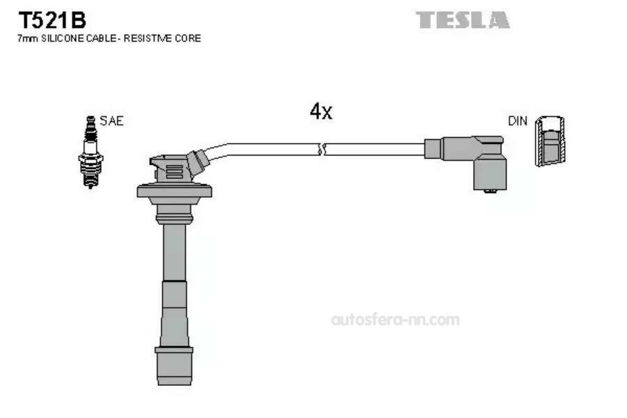 TESLA T521B Провода
