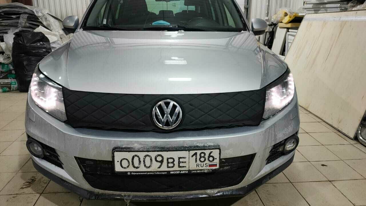 Утеплитель радиатора и бампера для Volkswagen Tiguan (2011-2017) Фольксваген Тигуан