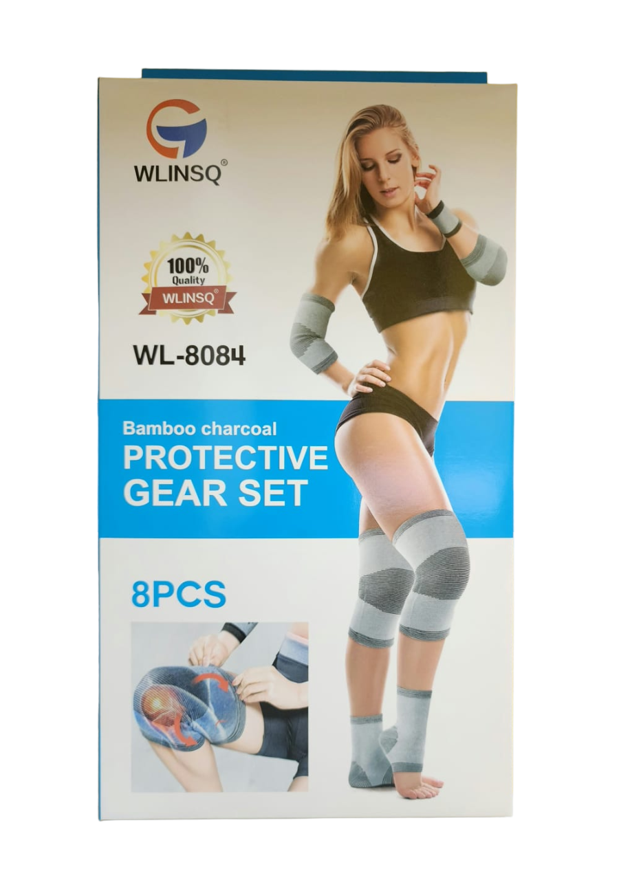 Суппорт для колена, запястья, лодыжек и локоть из бамбукового угля