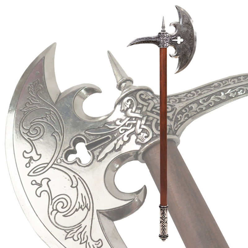 Декоративное сувенирное оружие - Топорик боевой, Германия 16 в, хром