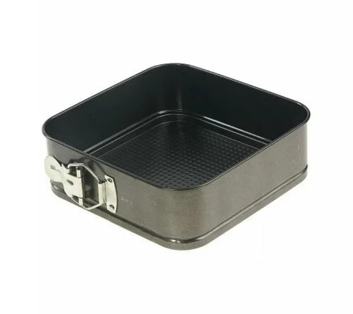 Форма для выпечки антипригарная со съемным дном квадратная "Квадрат" 26х26х7см