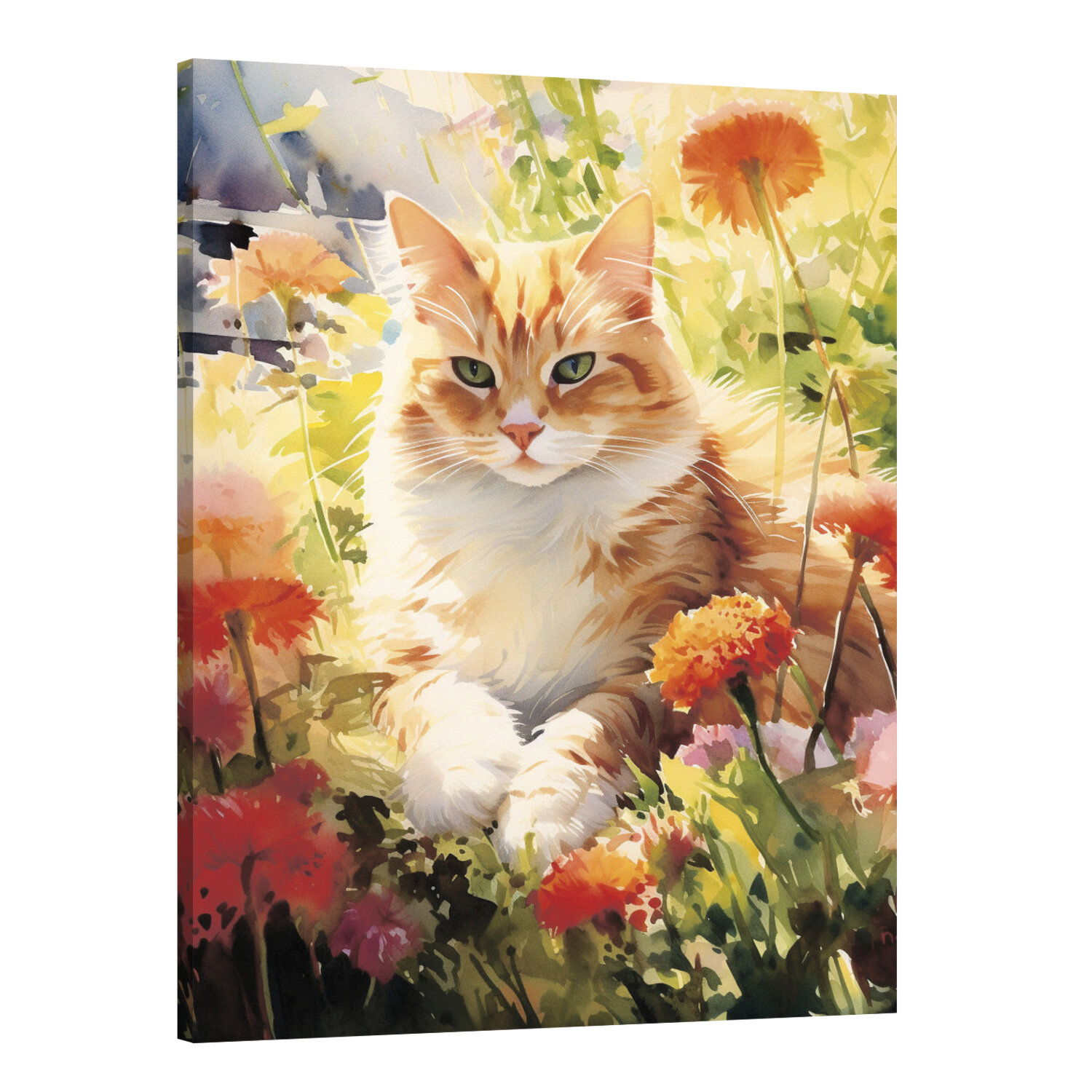 Интерьерная картина 50х70 "Кот и его сон"