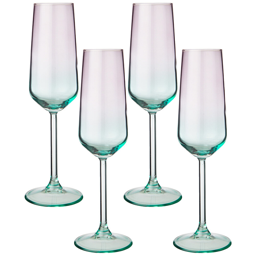 Набор бокалов 312-142 из 4 штук "rainbow" 195 мл