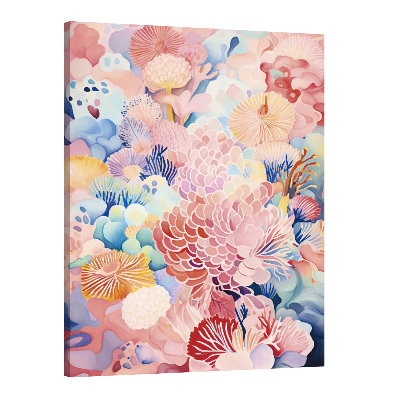 Интерьерная картина 50х70 "Природа в гуашах"