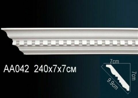 Карниз из полиуретана Perfect гибкий AA 042F (70*70*2400мм)