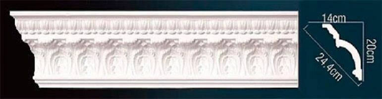 Карниз из полиуретана Perfect AA 069 (200*140*2400мм)