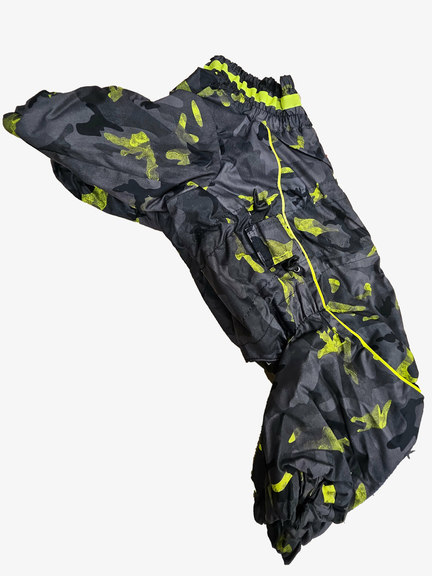 For my dogs комбинезон темно-серый/лайм для мальчиков А2