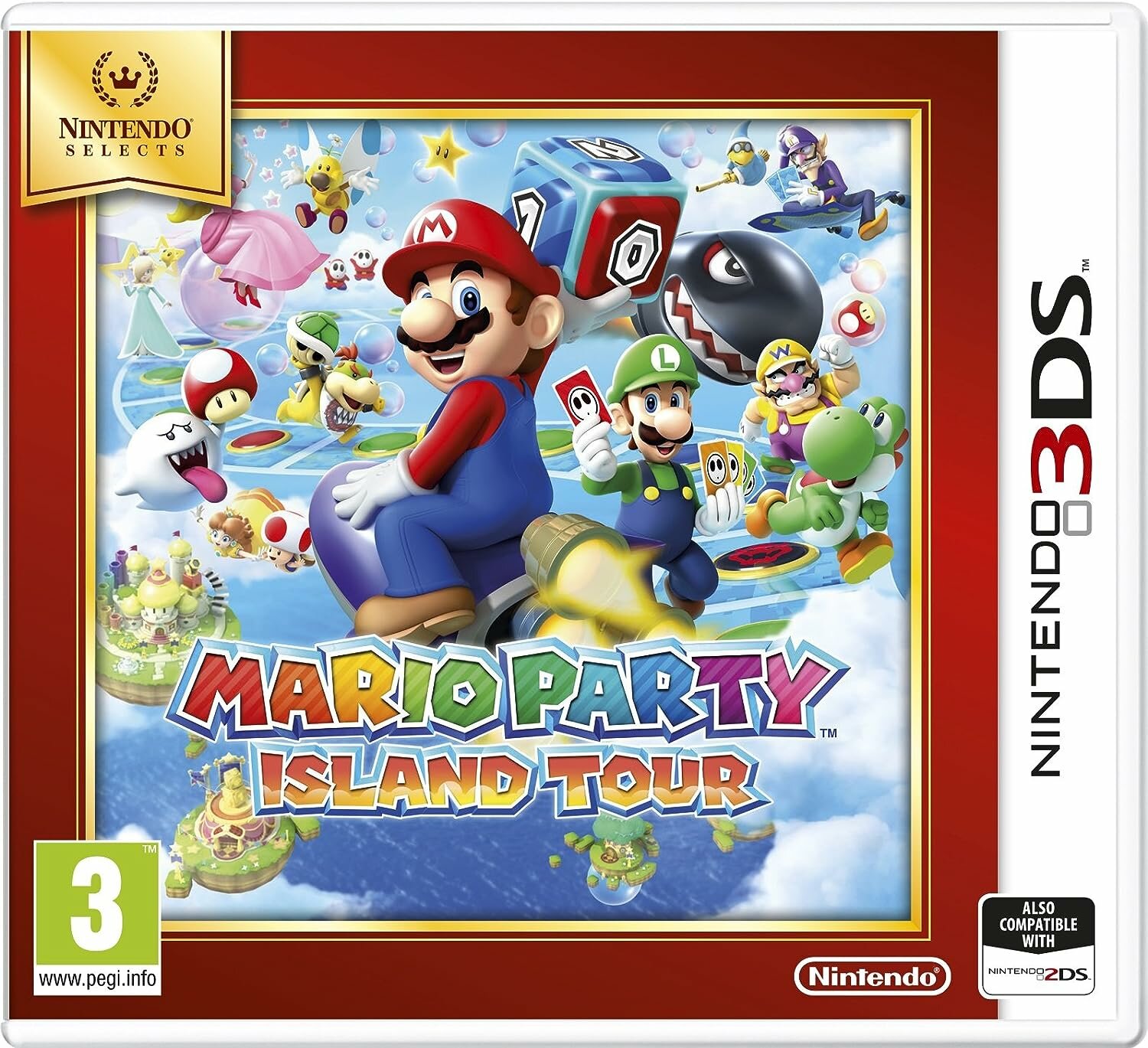 Mario Party: Island Tour (Nintendo Selects) (русские субтитры) (3DS)