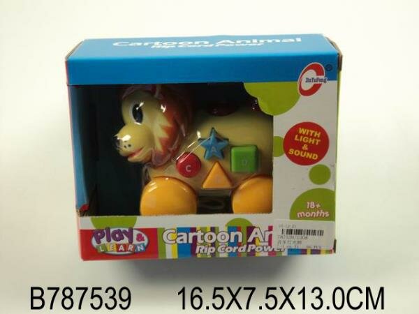 Каталка-сортер Собачка, свет+звук B787539