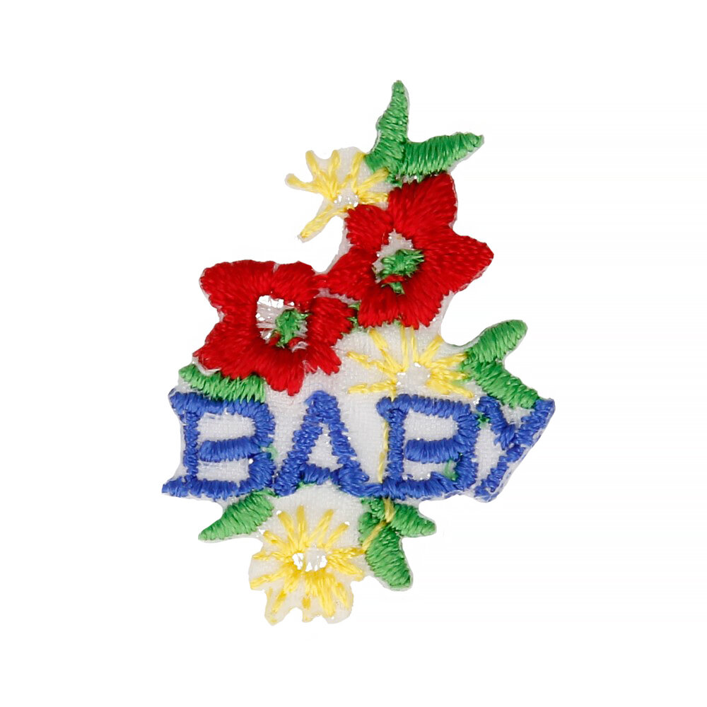 Annet на клеевой основе № 1 1-032C букет Baby синий 2х3 см наклейка для ногтей