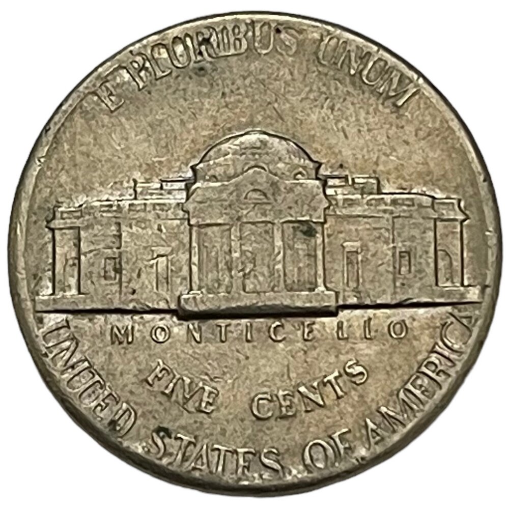 США 5 центов 1973 г. (Nickel, Джефферсон) (D)