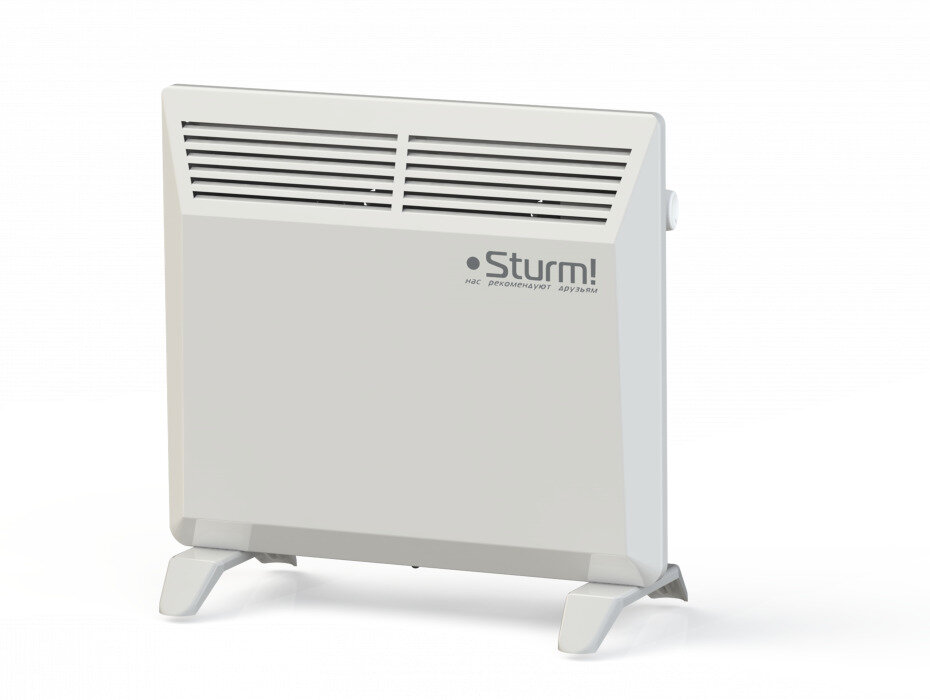 Конвектор STURM CH1000RF Потребляемая мощность - 1 кВт Тепловая мощность - 1 кВт Тип инструмента - Сетевой