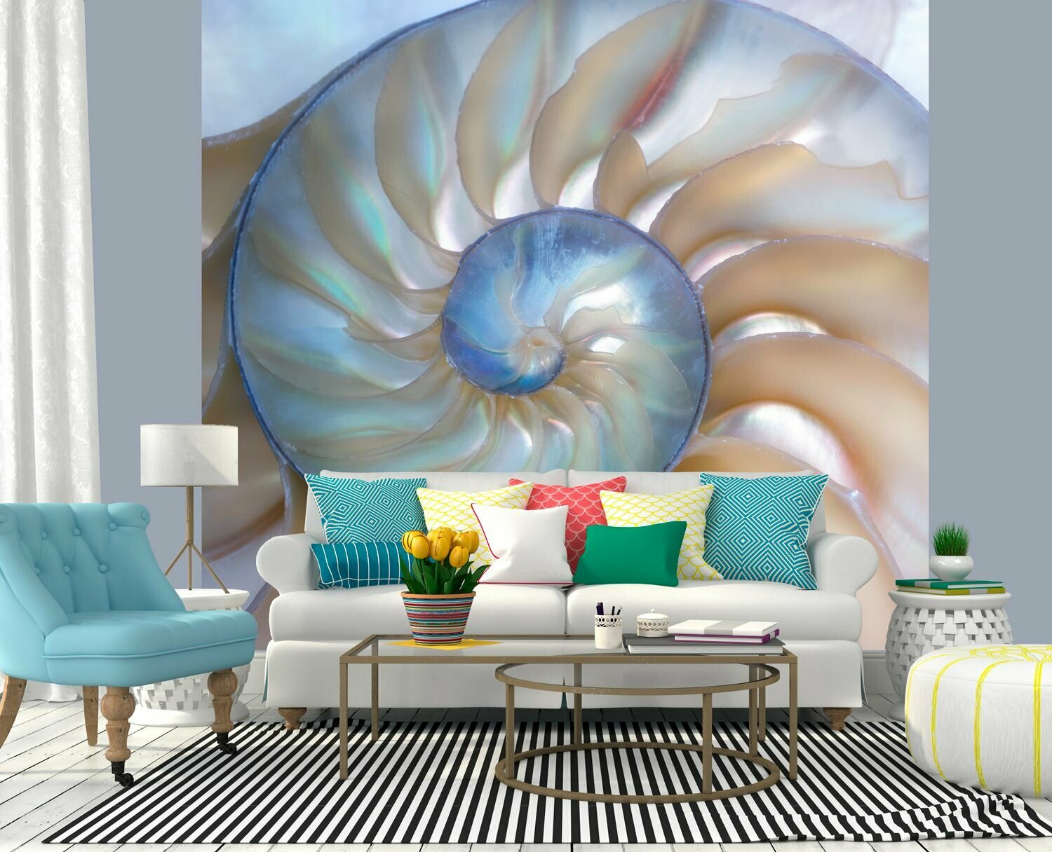 Фотообои 3d на стену флизелиновые HARMONY Перламутровая раковина 300х270 см HD3-124 фото обои на стену 3д