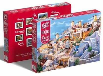 Пазлы 1000 деталей. Краски Санторини 30035, (Cherry Pazzi) ()
