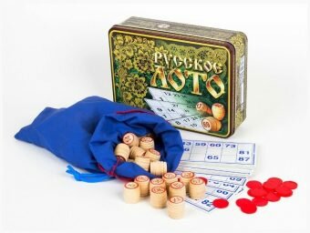 НастИгра Лото"Русские узоры", жестяная коробка (01776) Десятое королевство