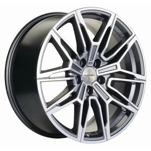 Колесный диск Khomen Wheels KHW1904 8,5x19 5x112 ET30 66,6 Gray-FP литой для автомобиля