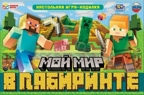Умные Игры Мой мир в лабиринте (игра-ходилка, фишки, кубик, в коробке, от 5 лет) 551256, (ООО "симб