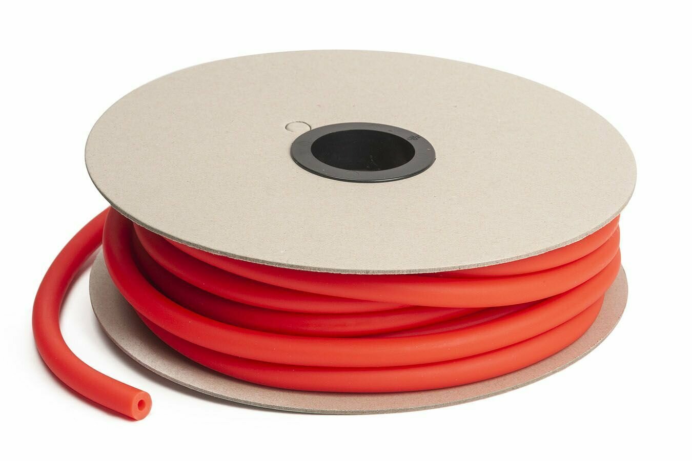 Трубка латексная для изготовления амортизаторов линей, буйрепов, тяжей для слингов и прочего, красная, 9 мм. (Цена за 70 см.)