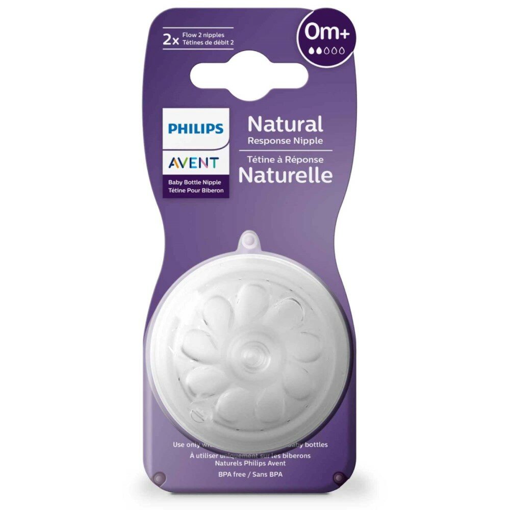AVENT соска поток медленный N2 NATURAL RESPONSE SCY962/02 (SCF041/27)