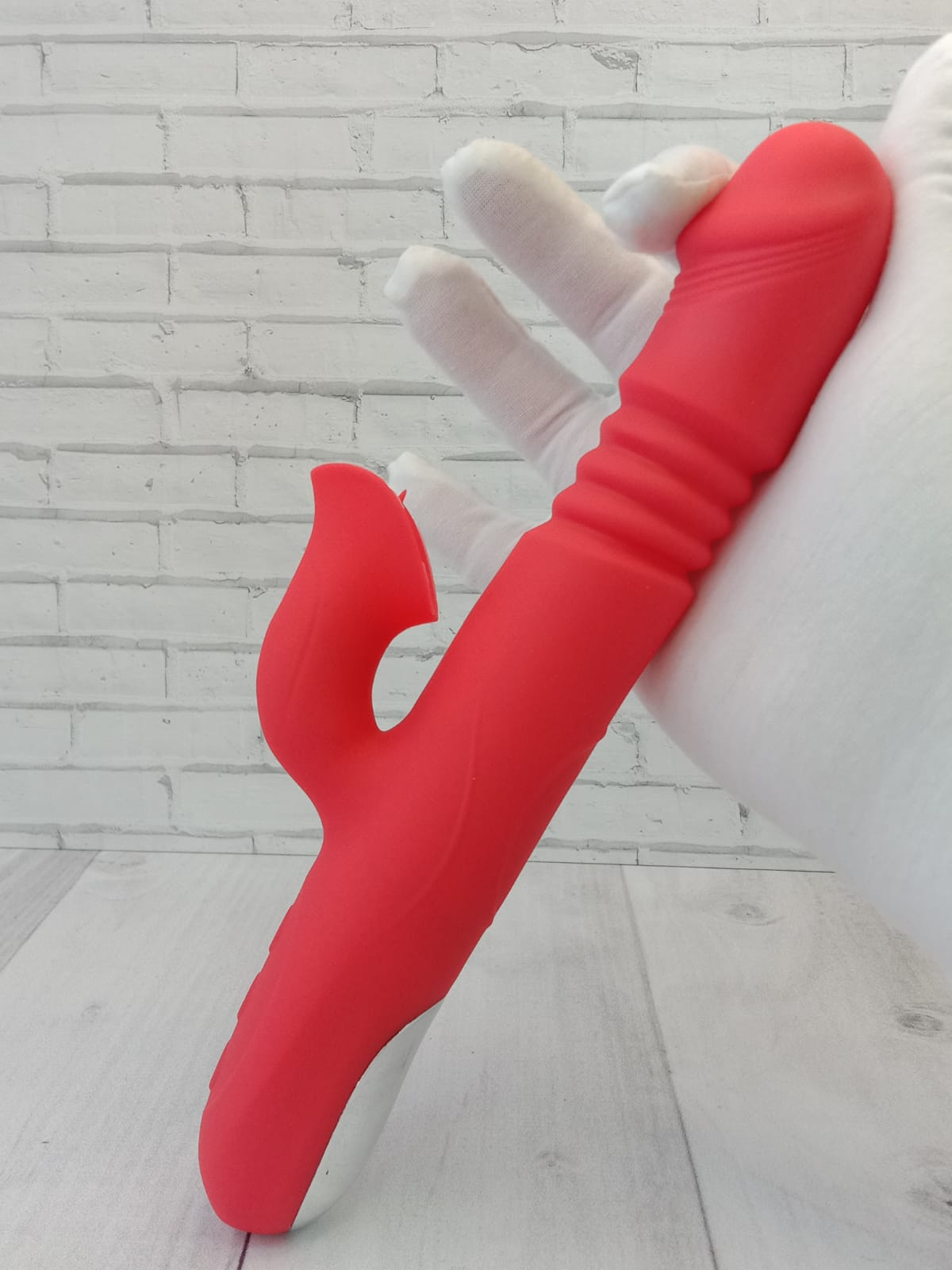 Вибратор USB Telescopic Rabbit Vibrator