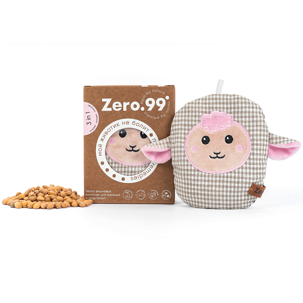Игрушка - грелка "ZerO-99" Овечка с вишневыми косточками мнегофункциональная