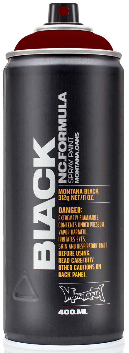 Краска для граффити аэрозольная BLACK кардинал 0,4л 3062 BLK