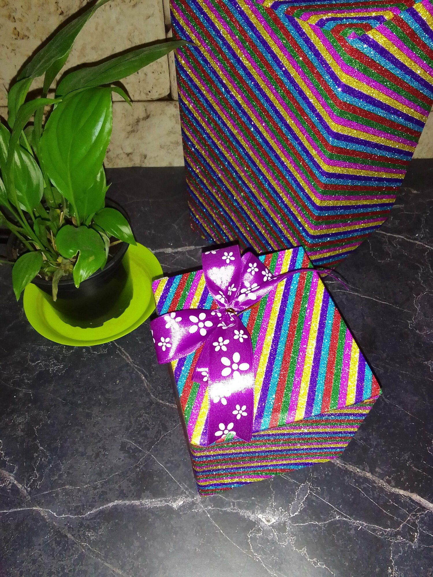 Набор бантов, ручная работа, дизайнерский, 6 штук, фиолетовые