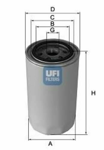 23.436.00 фильтр масляный Ufi 2343600