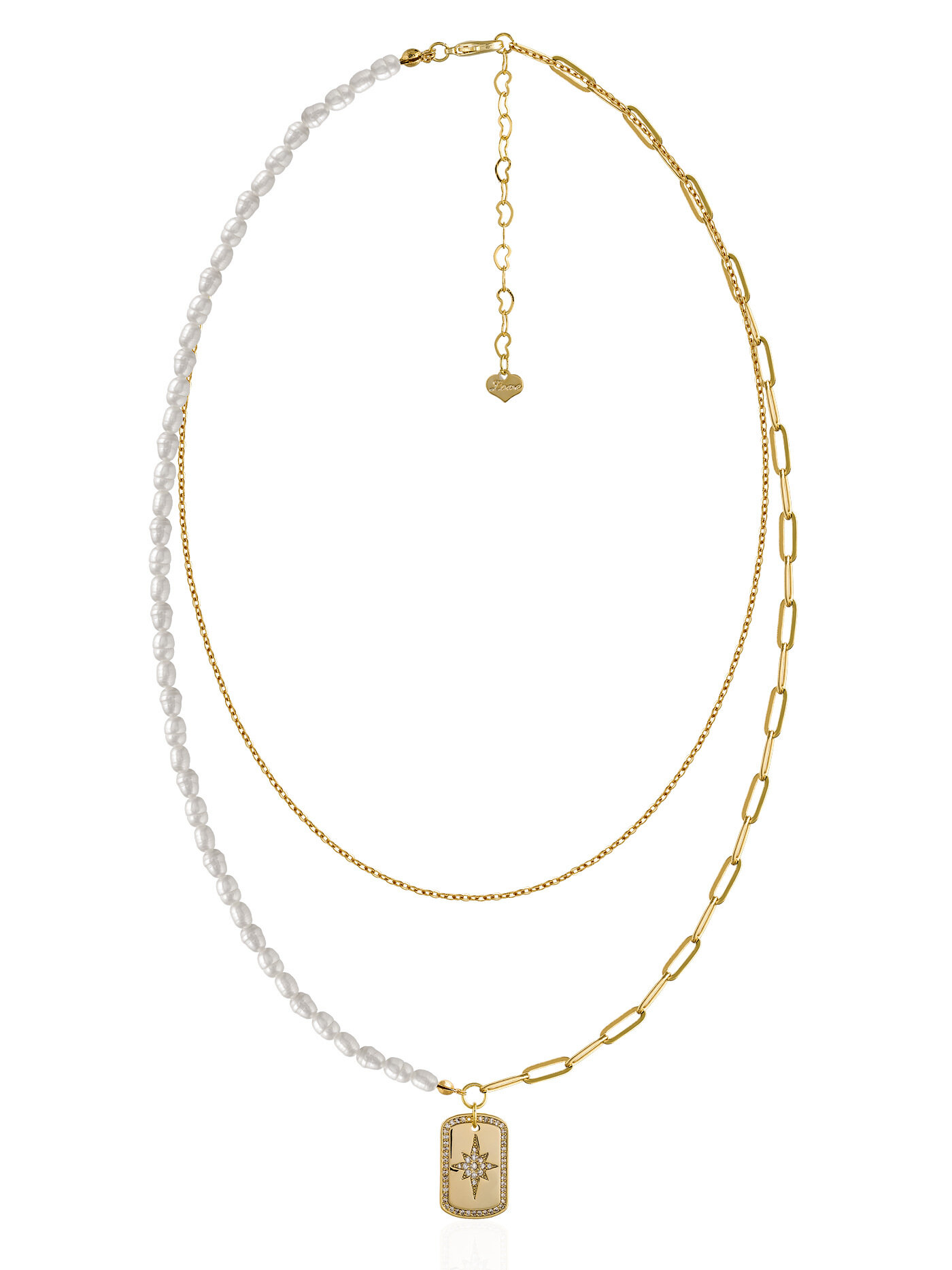 Колье, жемчуг барочный