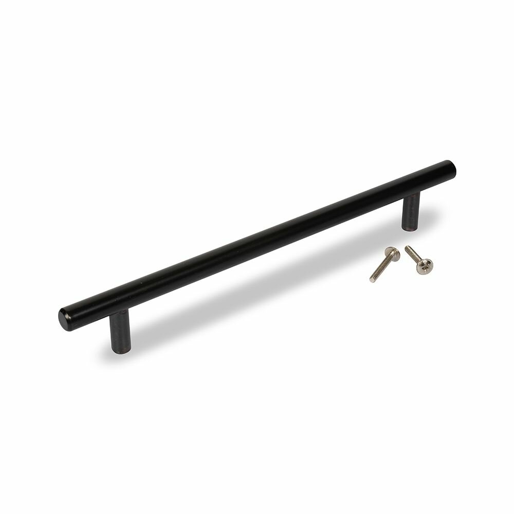 Ручка-рейлинг мебельная JET 104 C 192 мм брашированная античная медь