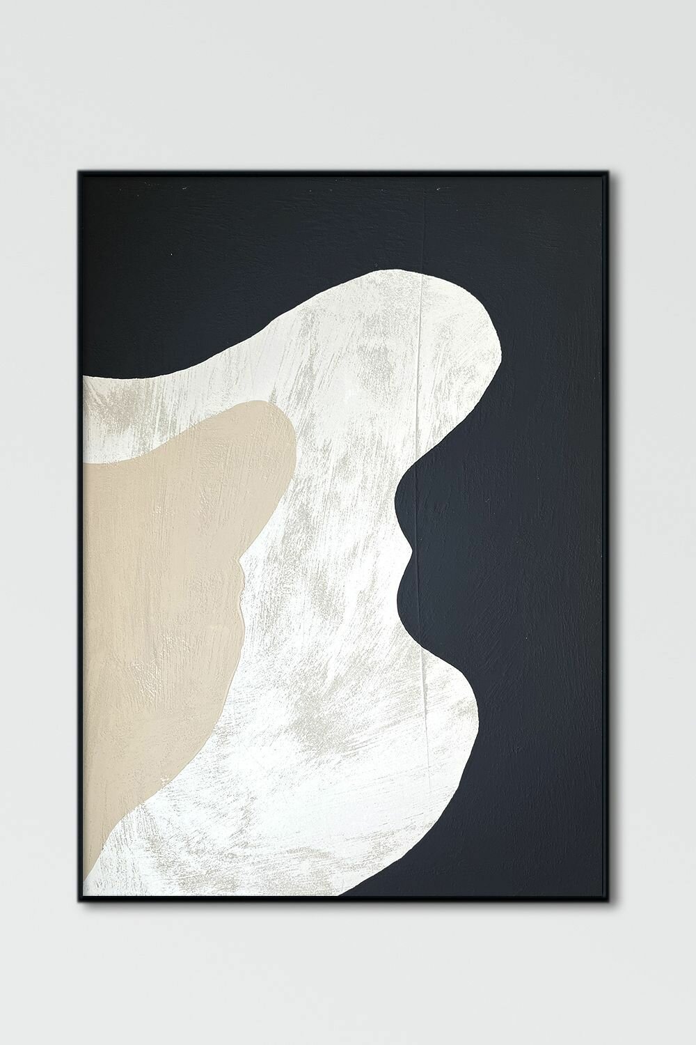 Картина на стену рельефная DECORMARKT Абстракция, в черной рамке 50х70 см