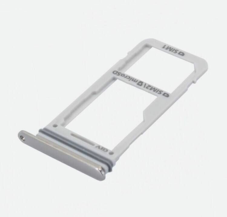 Держатель SIM для Samsung G950F/G955F (S8/S8+) Серебро card holder sim tray контейнер адаптер переходник лоток слот для СИМ-карты