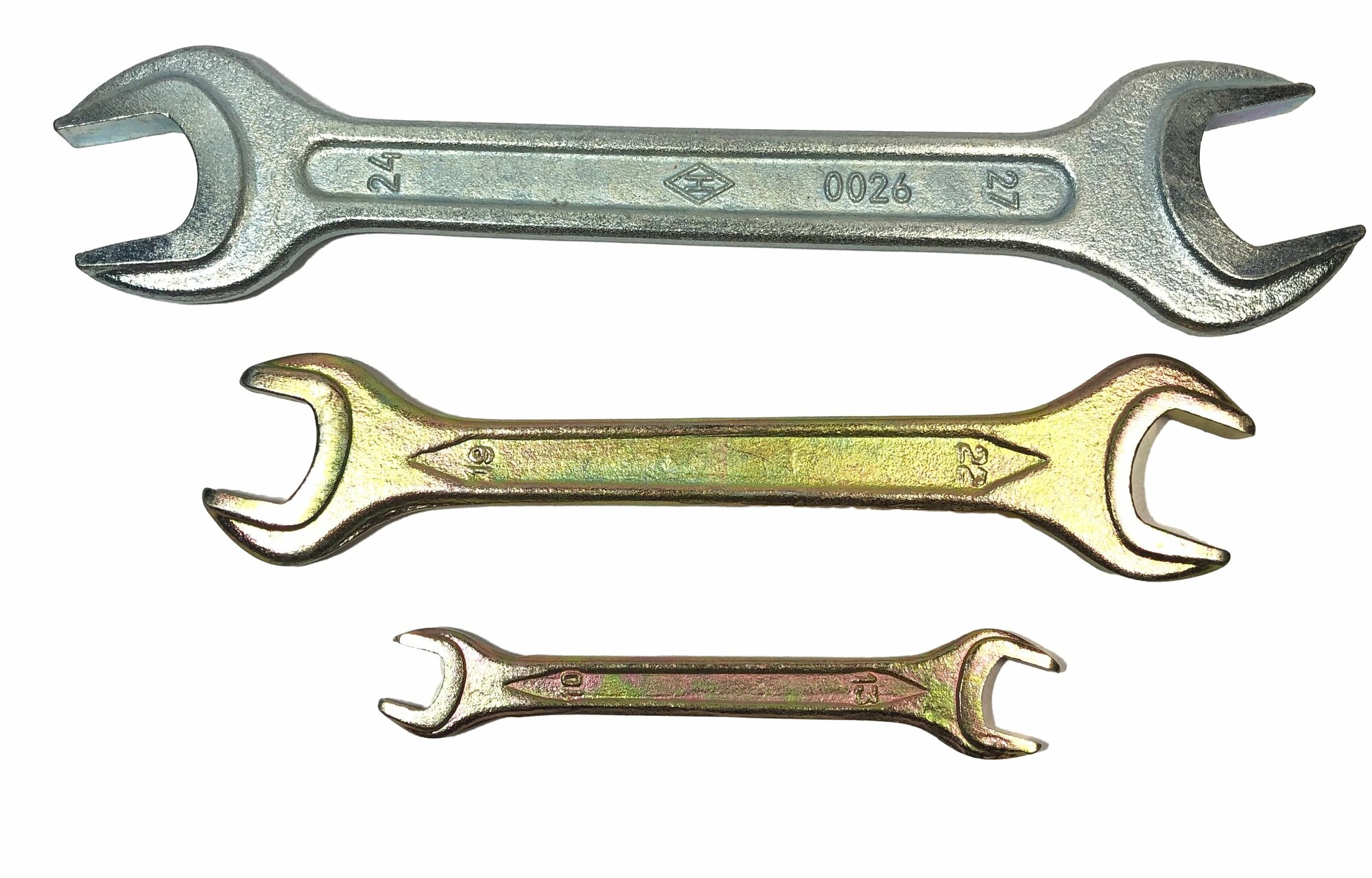 Ключи гаечные рожковые 10х13 19х22 24х27 НИЗ