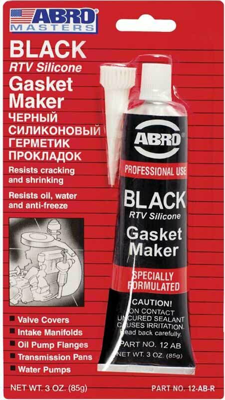 Герметик ABRO черный 0,085 кг оригинал
