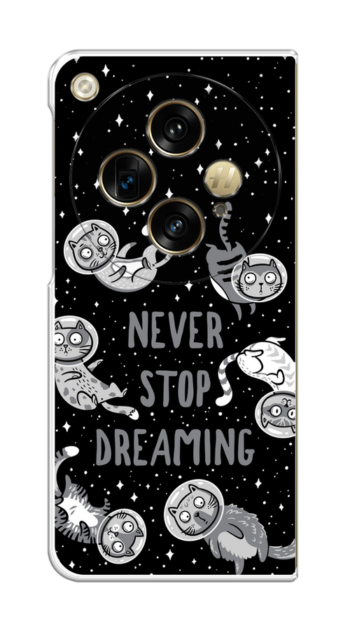 Чехол на OnePlus Open / Ван Плас Опен с принтом Never stop dreaming