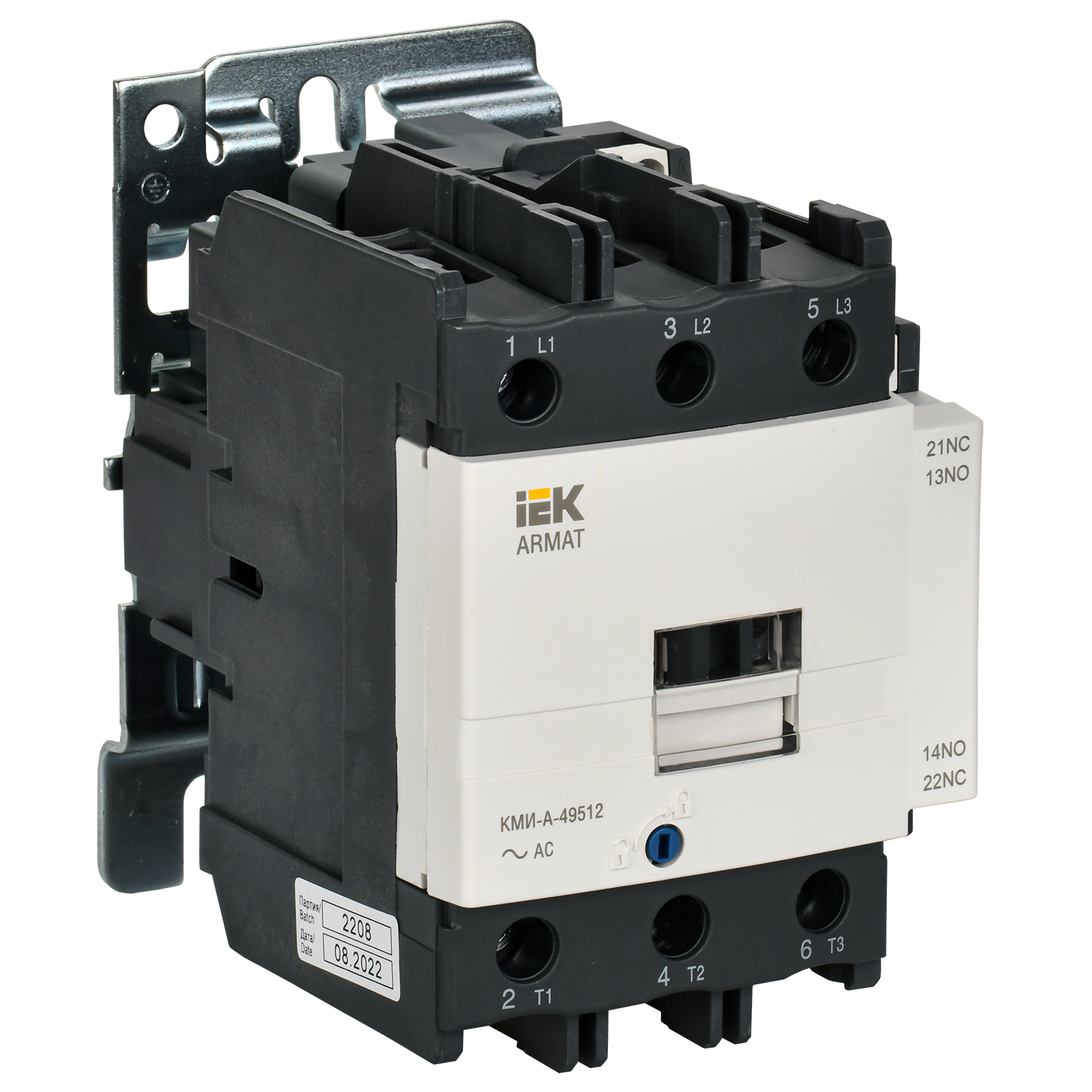 ARMAT Контактор КМИ-А-49512 LC1D 95А 36В/АС3 1НО/1НЗ , IEK AR-ACC-41-095-036-11 (1 шт.)