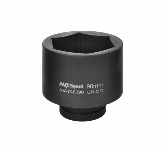Головка ударная 1" шестигранная 90мм "AV Steel"
