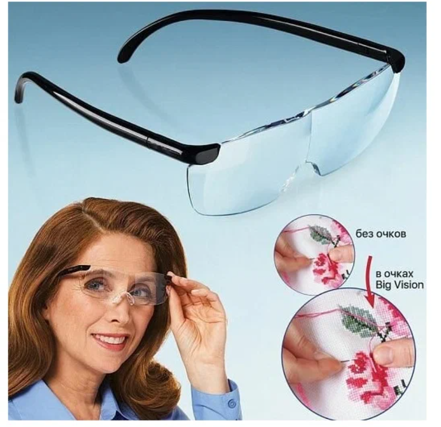 Увеличительные очки лупа