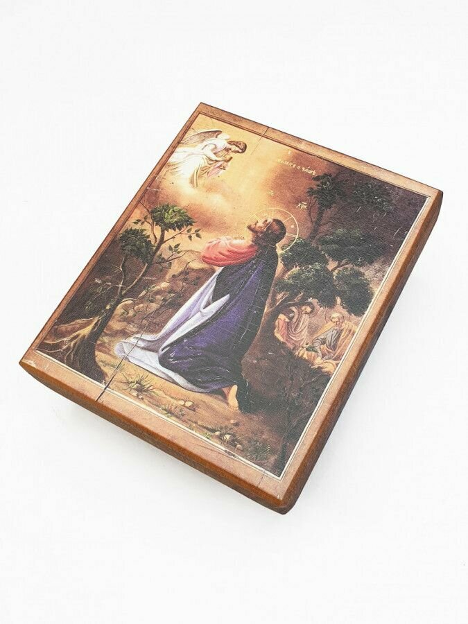 Икона Моление О Чаше, под старину, 15х19 см