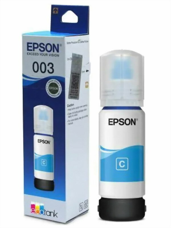 Чернила Epson C13T00V298 для СНПЧ EPSON L3210/L3216/L3218, голубые, оригинальные