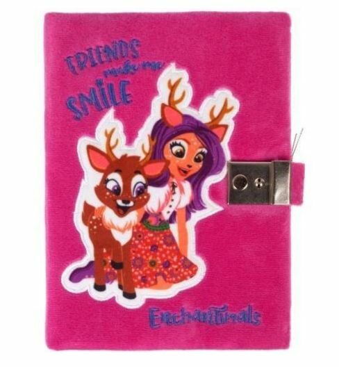 Плюшевая записная книжка на ключике Enchantimals